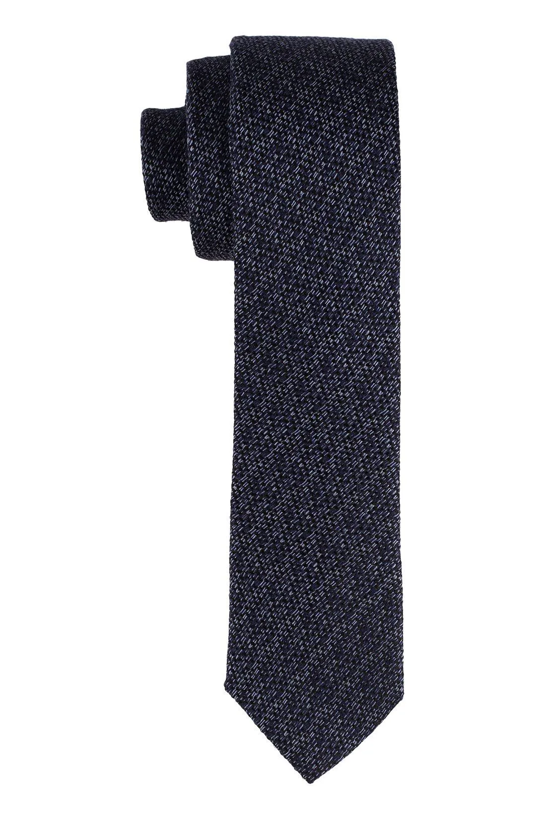 Solid Blue Silk and Wool Necktie for men - The Tie Hub